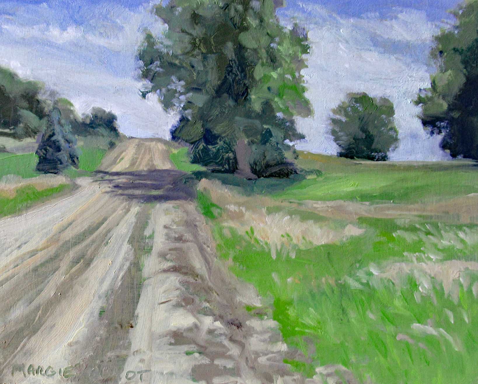 Slough Road – Summer Afternoon – Margie Guyot Art