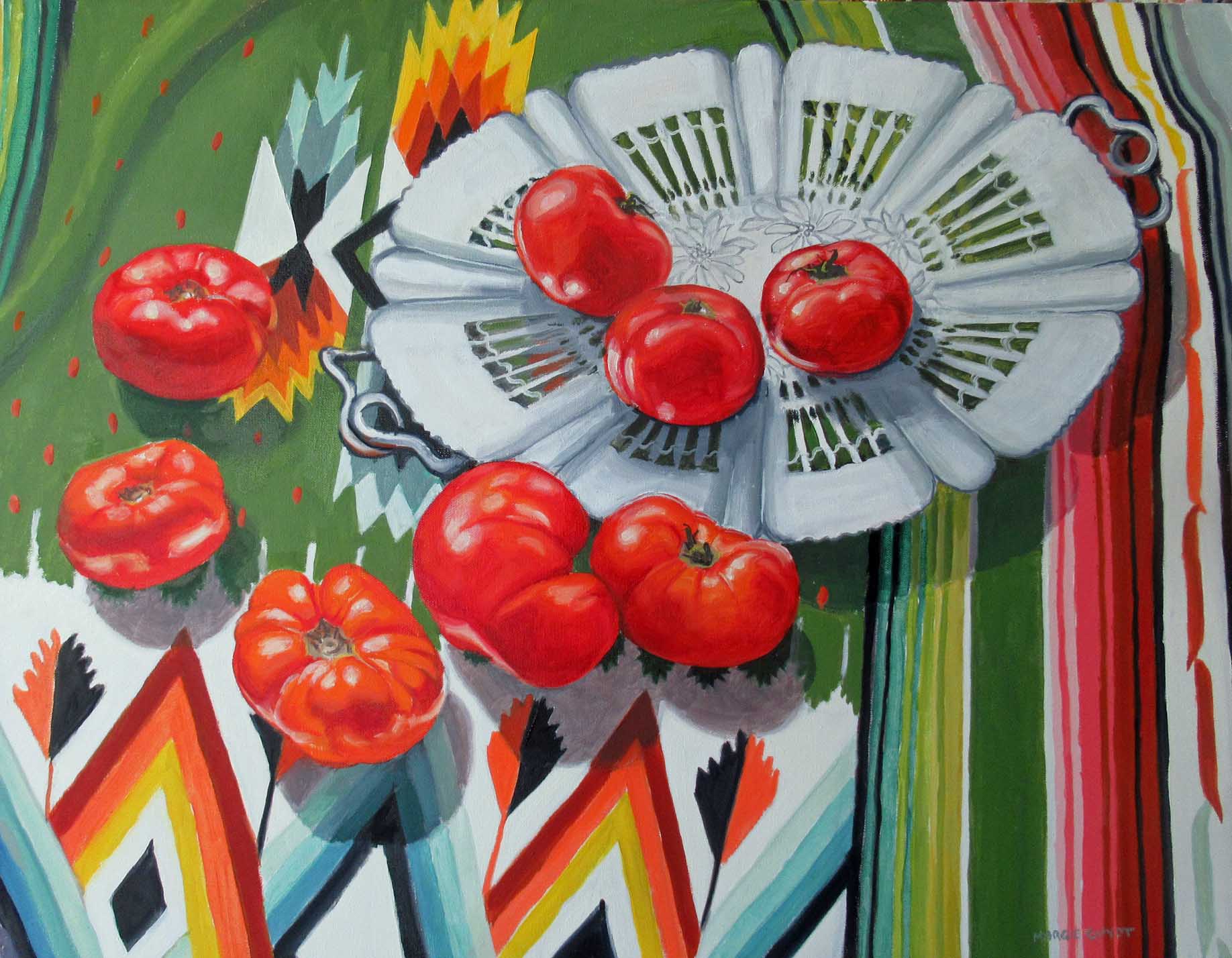 “Tomatoes” – Revised – Margie Guyot Art