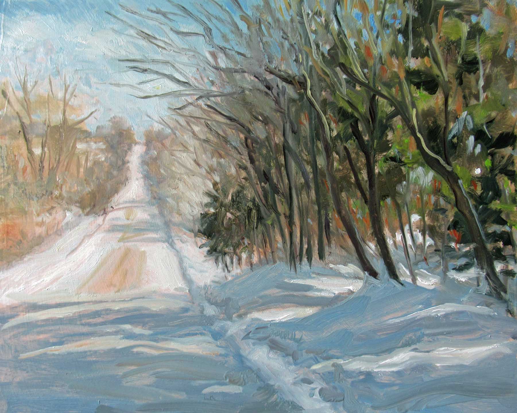 Bennett Road, Looking East – Margie Guyot Art